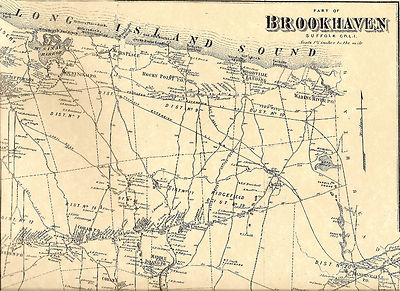 Manorville and Holtsville NY 1873 Maps with Homeowners Shown | eBay