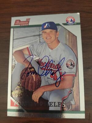 1996 Bowman 1st Card #339 Tommy Phelps ~ Signed Autographed Baseball ...