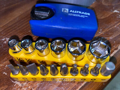 Alltrade Pocket Ratchet Socket Set #270016 Collapsible Compact Stubby ...