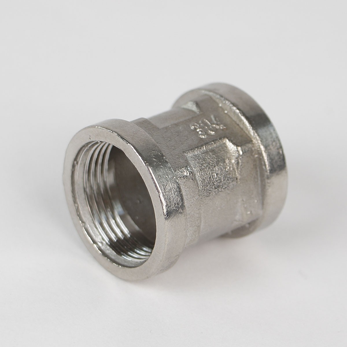 Ganze Muffe Gewinde Innengewinde aus Edelstahl IG/IG 1/2" auf 1/2 ...