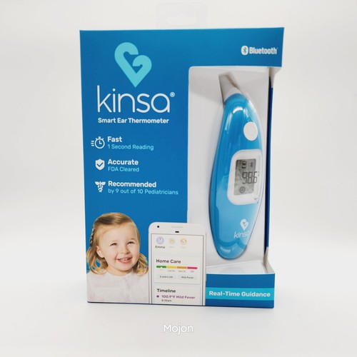Kinsa Smart Ear Thermometer Bluetooth Connection Blue KET-005 Fast ...
