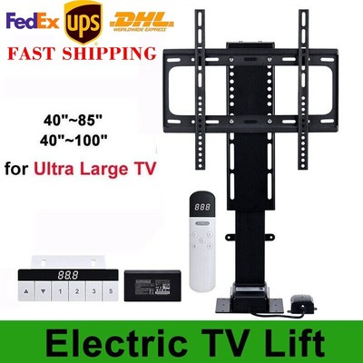 40~100in Electric TV Lifting 150cm Stroke 120kg Load Large LED ...