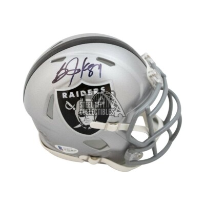 Bo Jackson Autographed Oakland Raiders Speed Mini Football Helmet - BAS ...