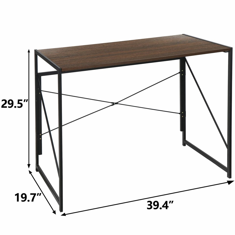 Home Office Foldable Computer Desk Modern Simple Style Writing Study ...