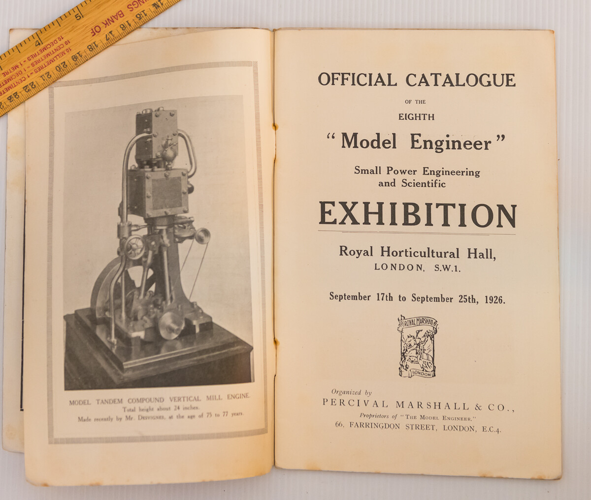 OFFICIAL CATALOGUE EIGHTH THE MODEL ENGINEER EXHIBITION SEPT 17TH TO ...