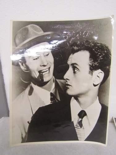 PHOTO AUTHENTIQUE ET DEDICACE LES SHALLER S BROTHER S MOULIN ROUGE 1955 ...