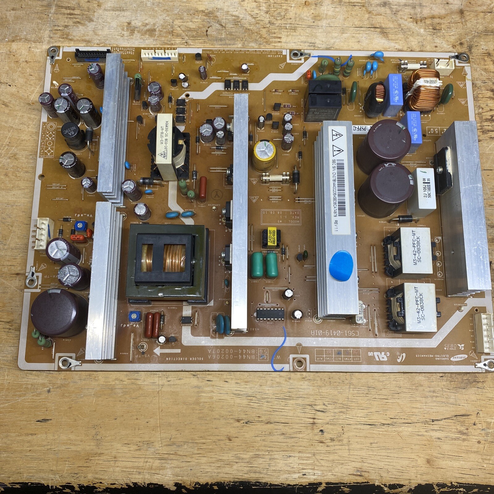 SAMSUNG PN42A450P1DXZA POWER SUPPLY BOARD BN44-00206A *TESTED* | eBay