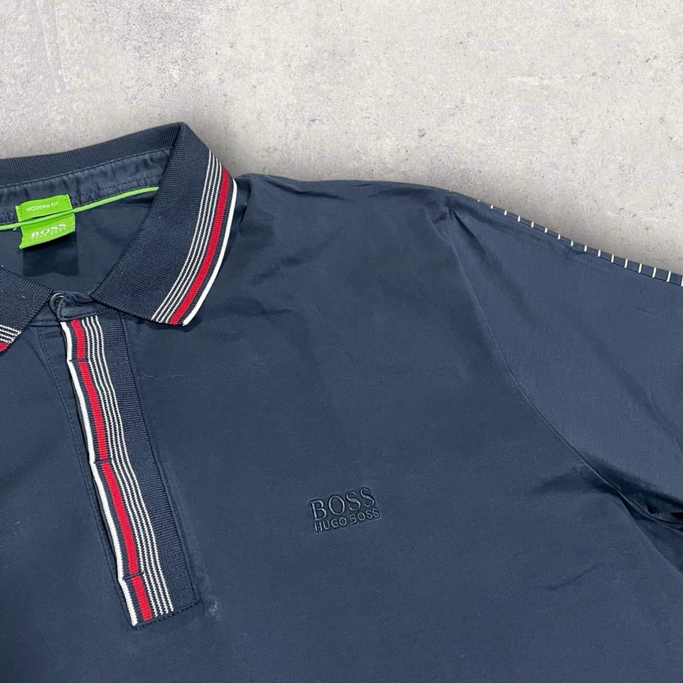 Hugo Boss Polo Shirt, Size XXL / 2XL, Hugo Boss Green Label Modern Fit ...