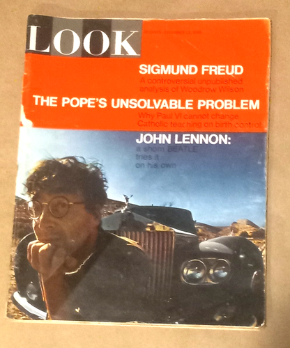 Sept 11, 1966 LOOK Magazine--JOHN LENNON--Faye Dunaway--ALL AMERICA ...