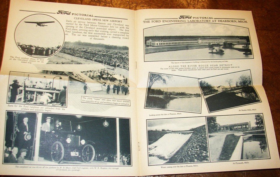 1925 Ford Model T Car Pictorial Ads Travel News Sales Brochure (August ...