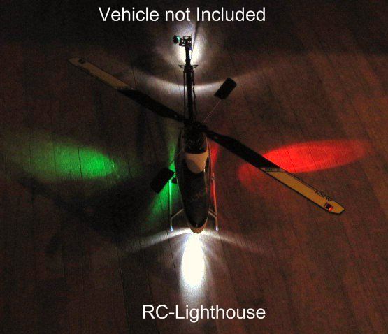 LED Lights for RC Heli helicoptor or Airplane navigation markers ...