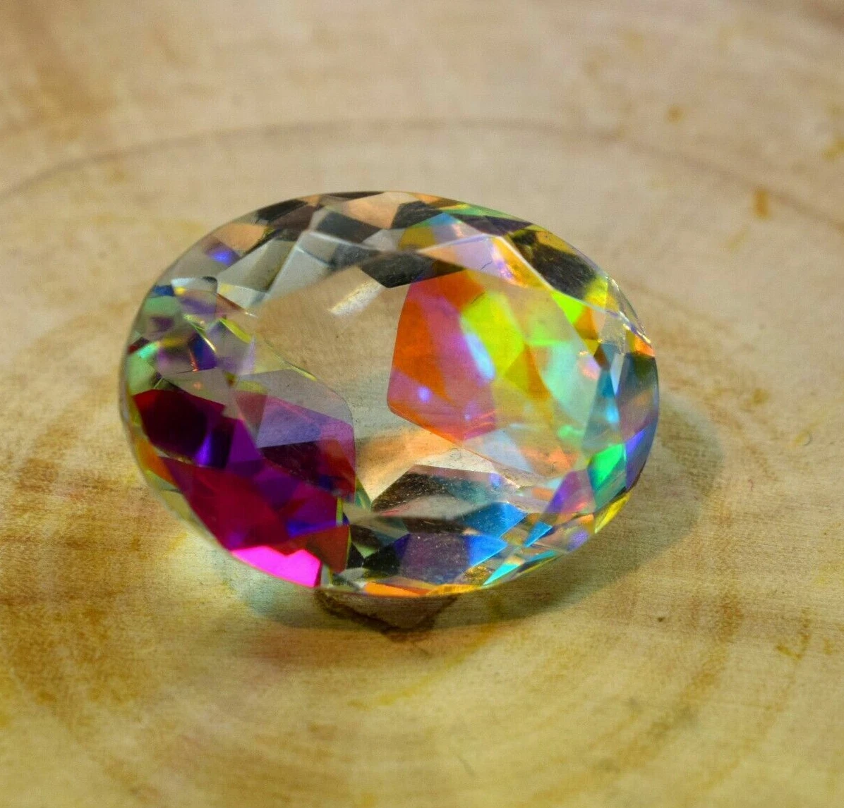 Rainbow Topaz Color