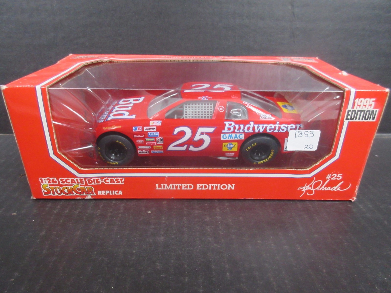 1995 Racing Champions Budweiser # 25 Ken Schrader 1:24th race car | eBay