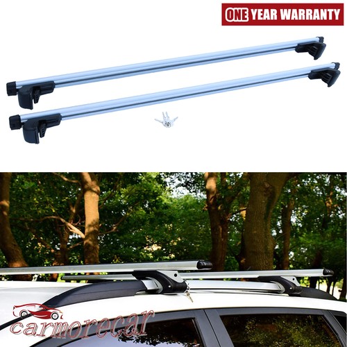 53'' Pair Car Top Cross Bar Roof Rack Crossbar For Cargo Luggage ...