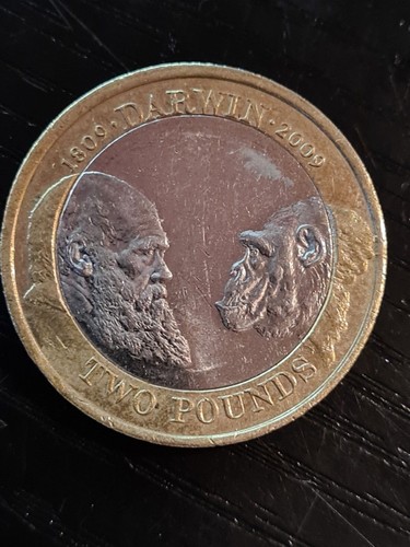 2 POUND COIN 100 YEARS DARWIN 1809-2009 RARE SPECIAL BRITISH COIN | eBay UK