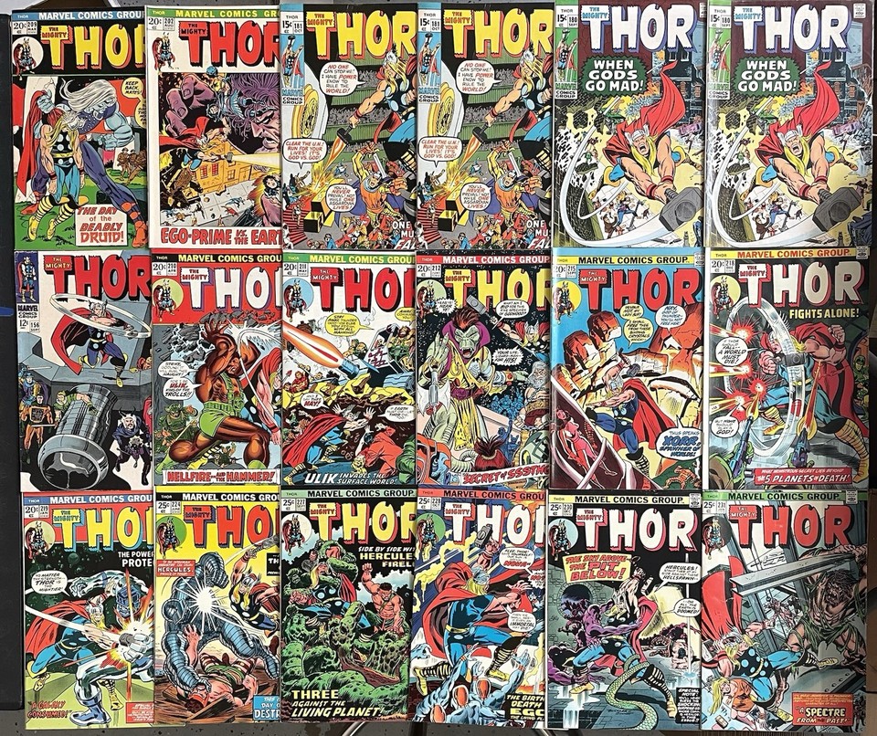 Thor Marvel Comic Book Lot Of 146!(3) (#156 - #412) (CHECK OUR AUCTIONS ...