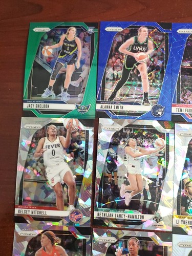 2024 WNBA Prizm Lots Of 12 Cards All Silver,green,ice,blue Inserts ...