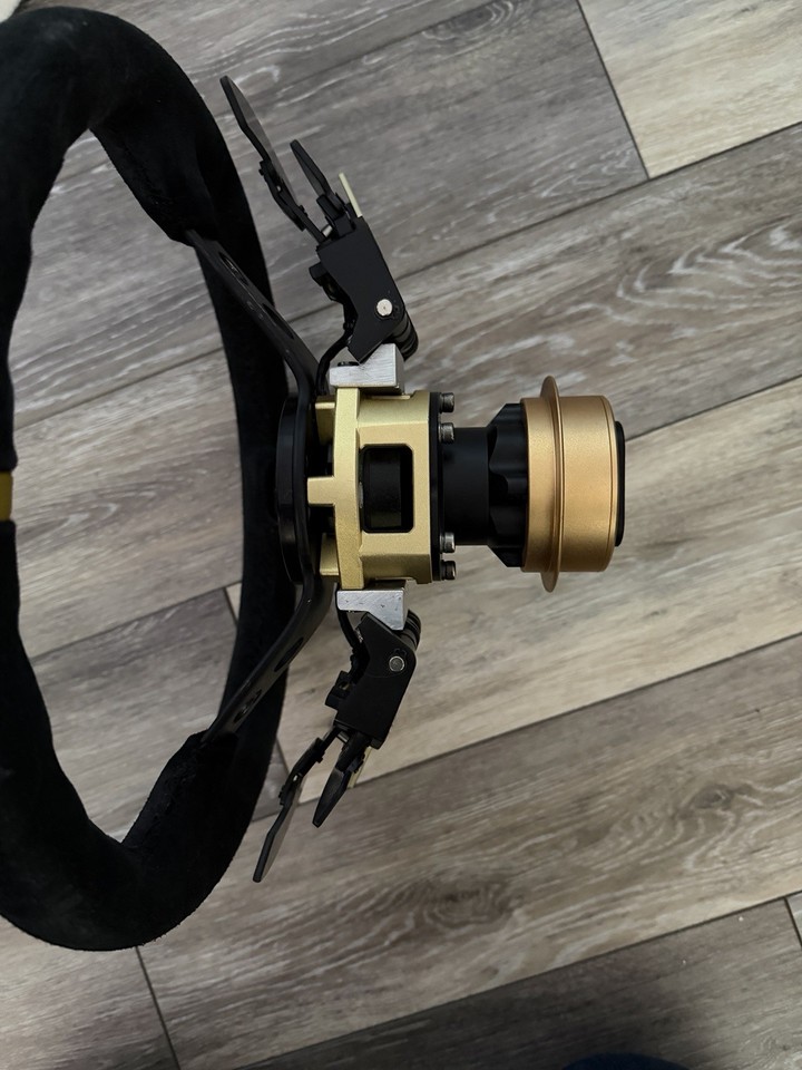 Fanatec Podium Hub OMP 14” Wheel Advanced Paddles QR2 Circle Track Oval ...