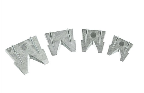 SET 4St. Hammerkeil für Stiele Sprossen Axtstiel Beilstiel Metall Keil ...