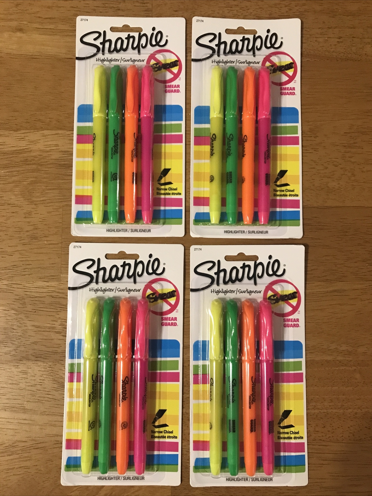 Lot Of 4 Packs Sharpie Fluorescent Highlighters (4 Highlighters In Each ...