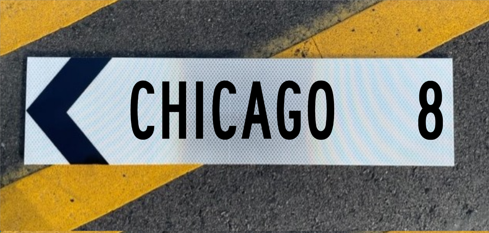 CHICAGO Road Sign Vintage style 24" x 6" MADE TO ORDER--SEE DESCRIPTION ...
