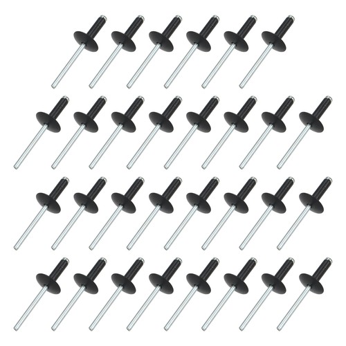 30 Black Bumper Fascia & General Use Split-Type Rivet For GM 11516807 ...