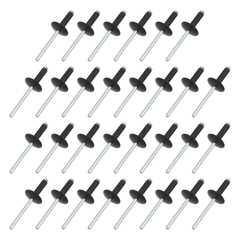 30 Black Bumper Fascia & General Use Split-Type Rivet For GM 11516807 ...