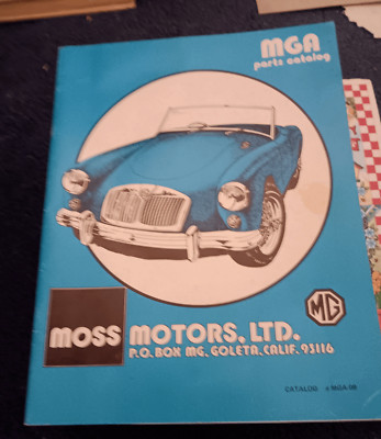 moss motors MGA parts catalog 1978 | eBay