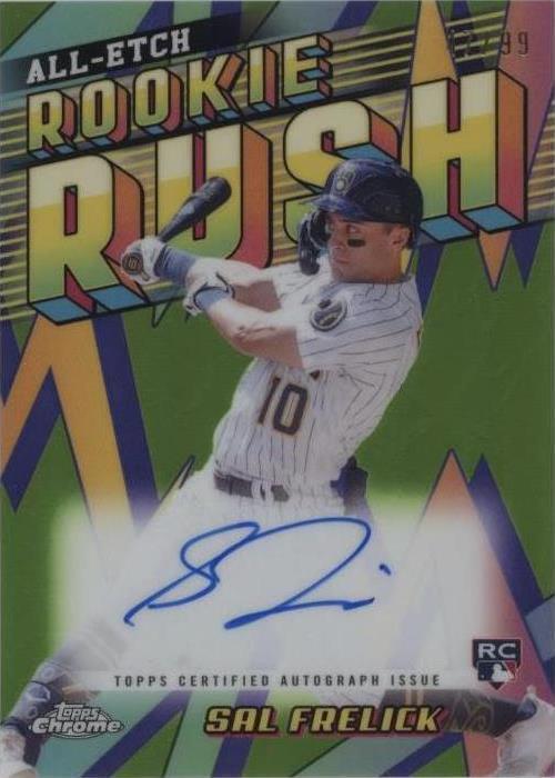 2024 Topps Chrome - All-Etch Rookie Rush Autographs Sal Frelick #CERA ...
