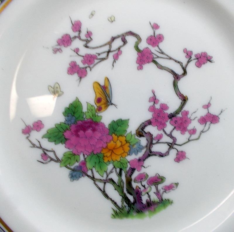 Lenox Ming Birds Vintage Black Backstamp Group of 2 Dessert Plates P16 ...