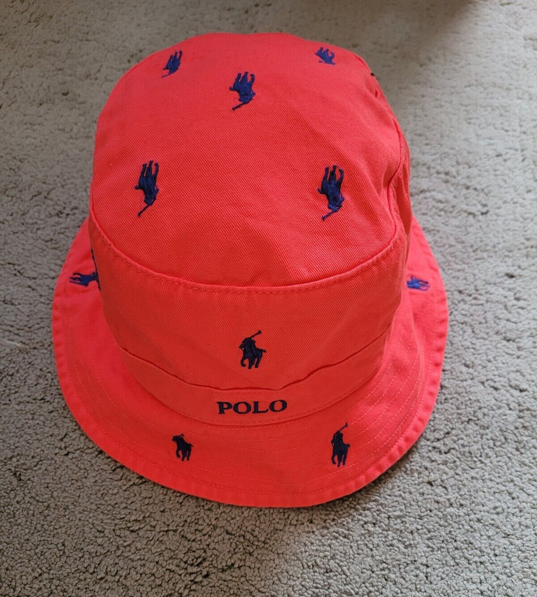 Pink Polo Bucket Hats