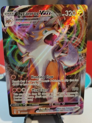 Pokémon TCG Lycanroc VMAX Evolving Skies 092/203 Holo Ultra Rare | eBay