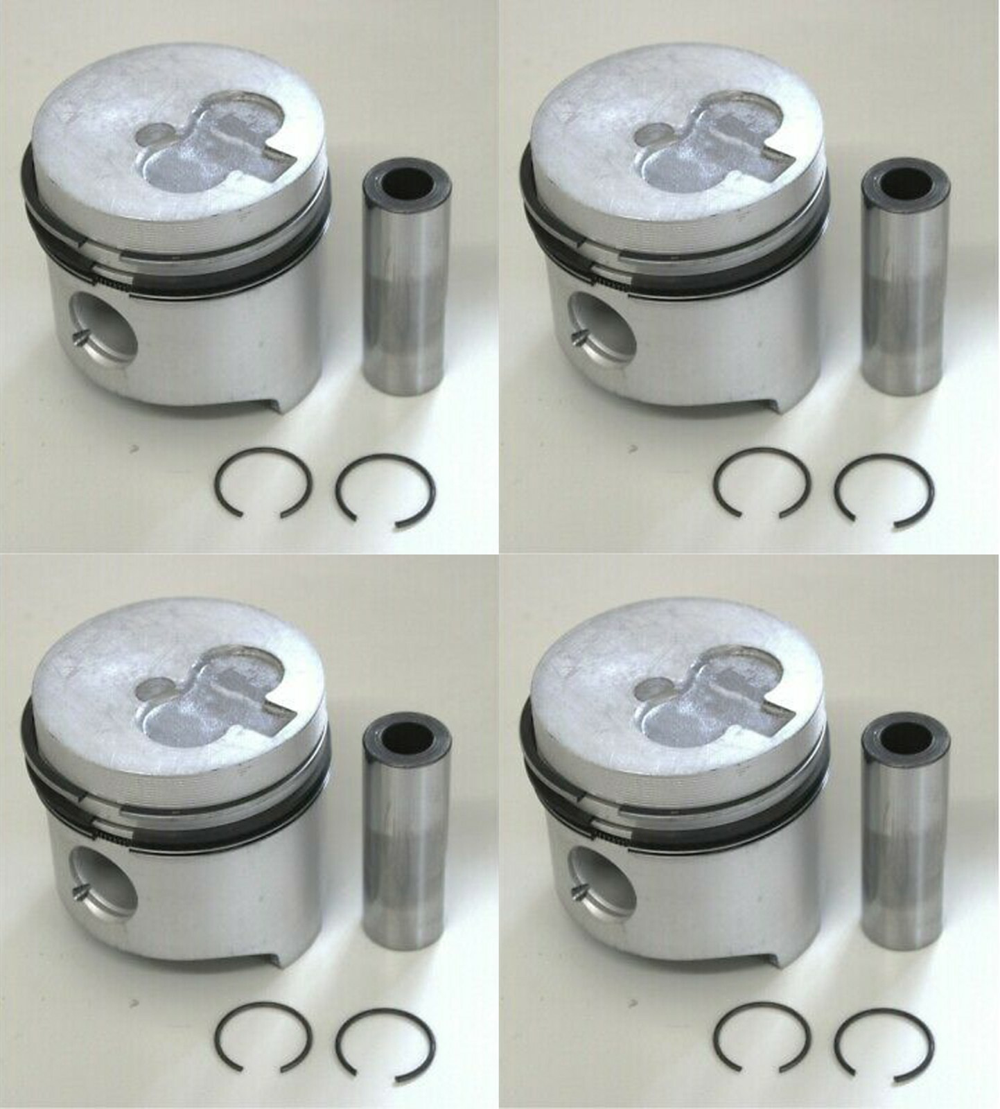 4cyl piston kit assy for peugeot 1.9 XUD9 Diesel 405 83mm +0.50 ...