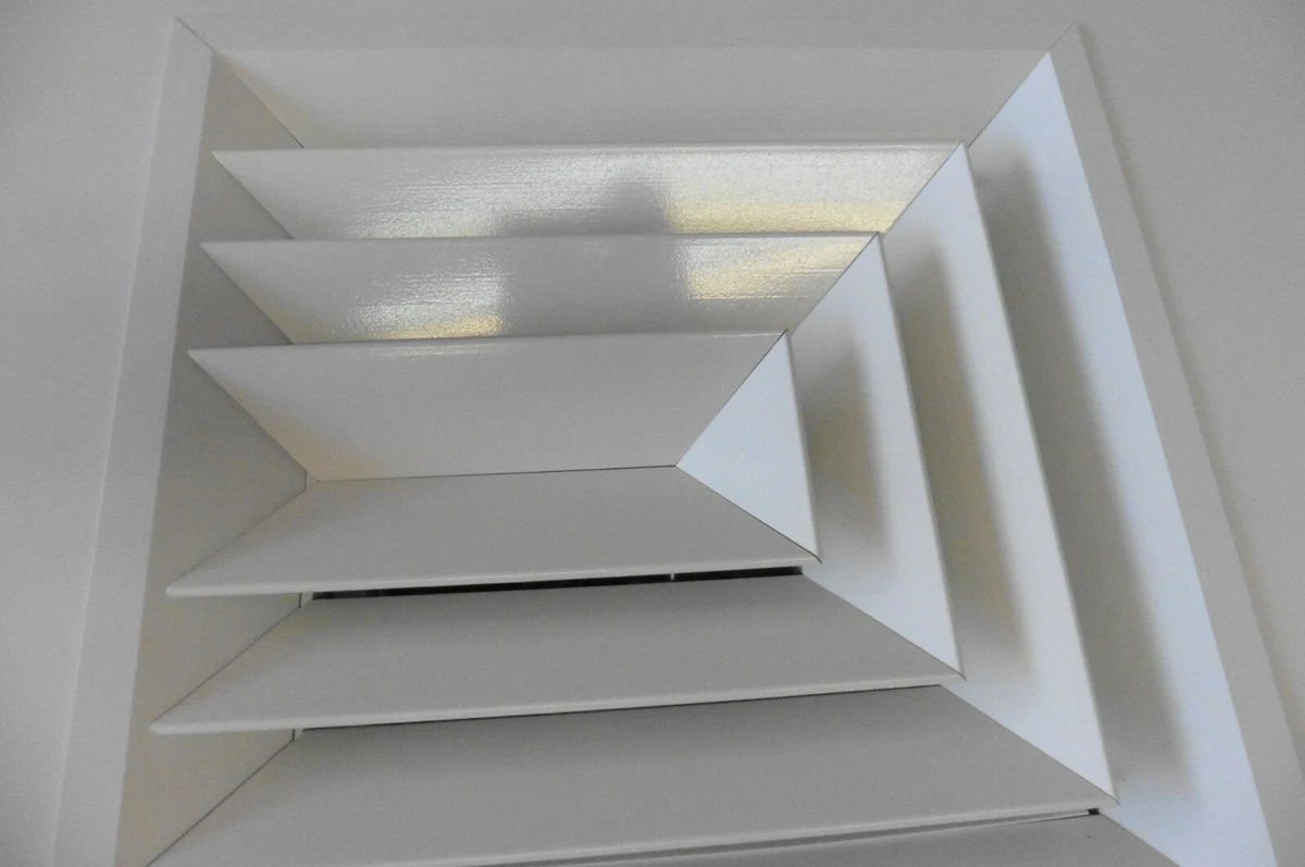 24X24 Ceiling Diffuser With Damper | Shelly Lighting