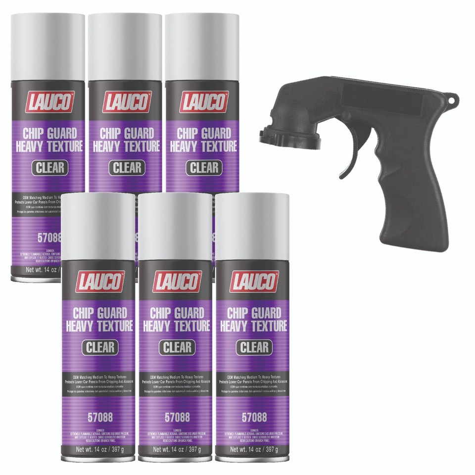 Heavy Texture Chip Guard Clear Aerosol Spray Can 13oz | eBay