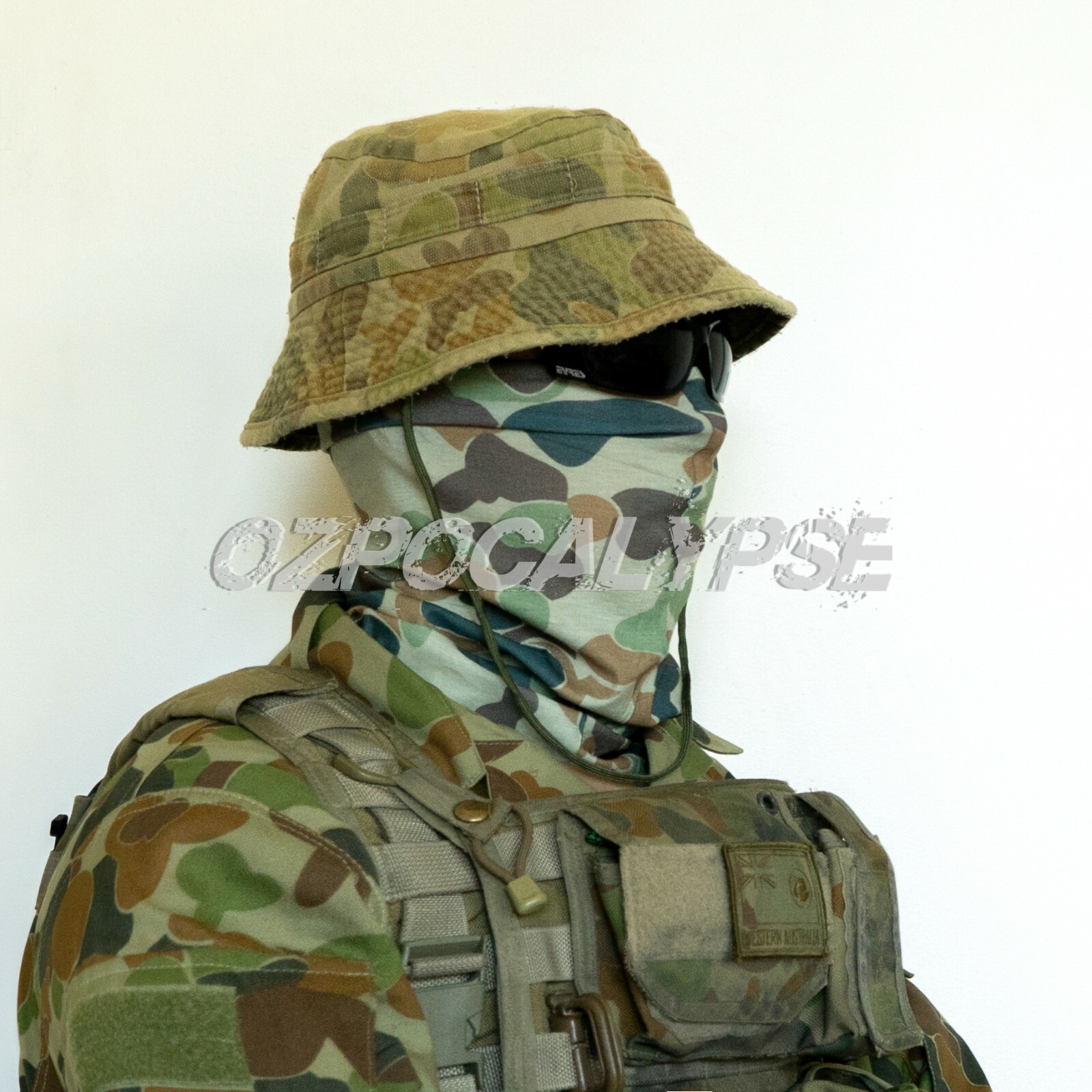 Australian Camo Neck Tube - military army auscam ozcam dpcu gaiter mask ...