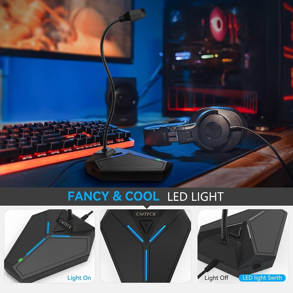 USB External Microphone for Computer Mic for PC Asus Dell HP Acer ...