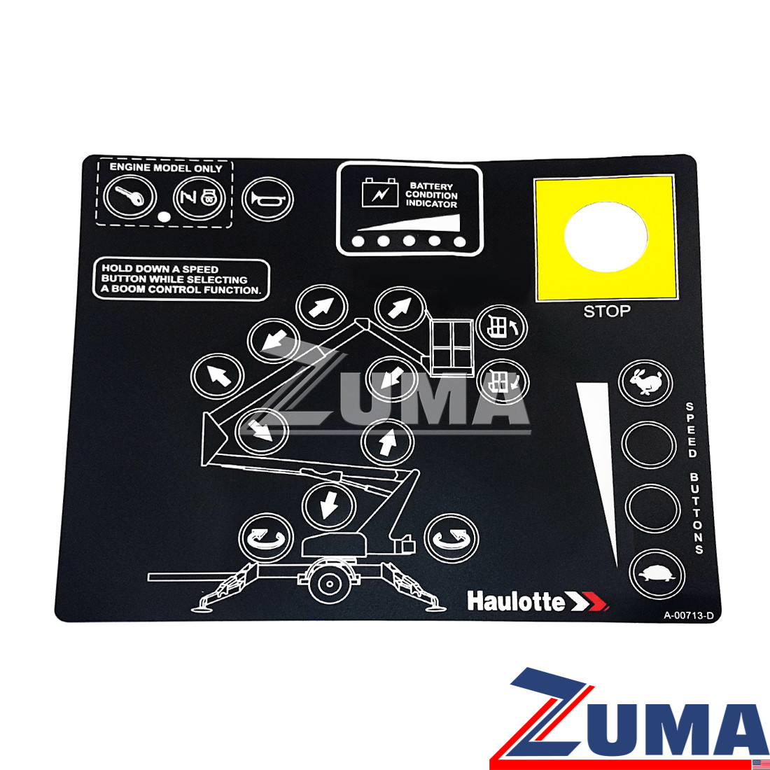 Haulotte A-00713-D - NEW Haulotte / Bil-Jax Upper Control Box Touchpad ...