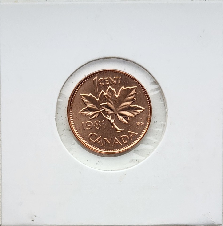 1981 one cent Canadian coin Rare off-center Double Stamped | eBay