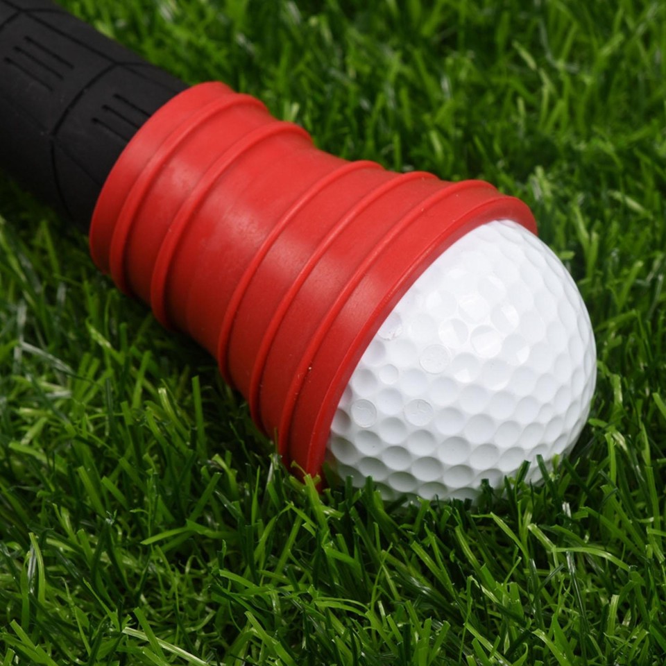 Rubber Golf Ball Pickup Retriever Grabber Suction Cup for Putter Grip ...
