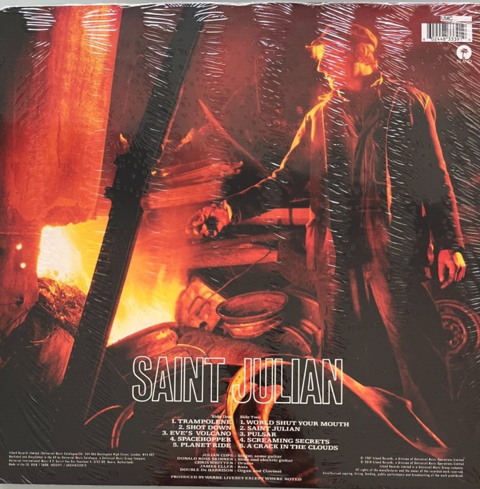 Julian Cope, Saint Julian, LP, Exclusive Clear Vinyl, NEW, Sealed ...