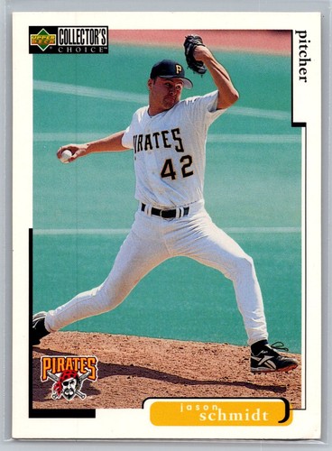 1998 Collector's Choice Baseball #214 Jason Schmidt Pittsburgh Pirates ...