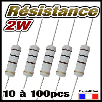 3.3K2W# résistance 2w 3,3 K ohms (3300 ) dispo 5 à 100pcs résistor 2W ...