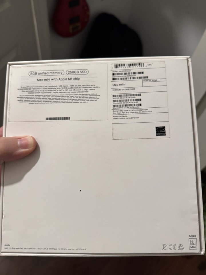 2020 Apple Mac Mini M1 3.2GHz Silver MODEL A2348 Activation locked ...