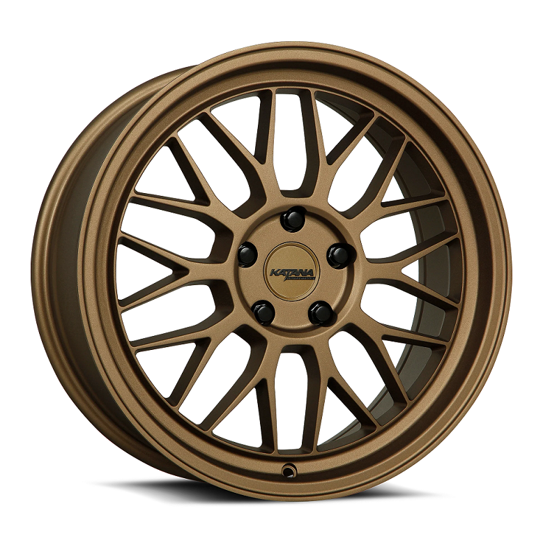 KATANA RACING KR06 Rim 18X8 5X100 Offset 40 Matte Bronze (Quantity of 1 ...
