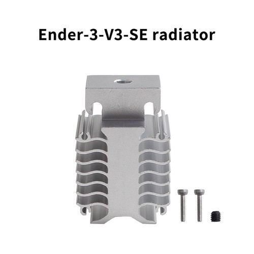 For Creality Ender 3 V3 SE Extruder Hotend Throat Aluminum Heat Sink 3D ...