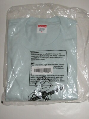 SUPREME New York Rocker Tee TURQUOISE Men's Medium NEW! F/W 2021 Made ...