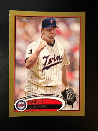 2012 Topps Mini Gold #501 Matt Capps #'d 22/61 Twins | eBay