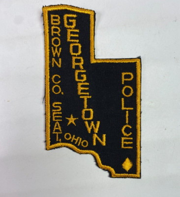 Georgetown Police Brown County Ohio OH Patch E4 | eBay