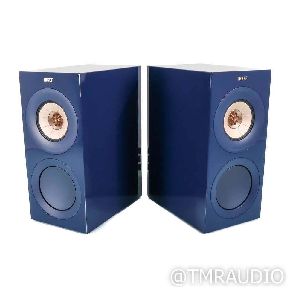 KEF R3 Meta Bookshelf Speakers; Indigo Gloss Pair | eBay